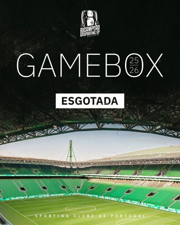 Gamebox 2025/2026 esgotada - Camarote Leonino