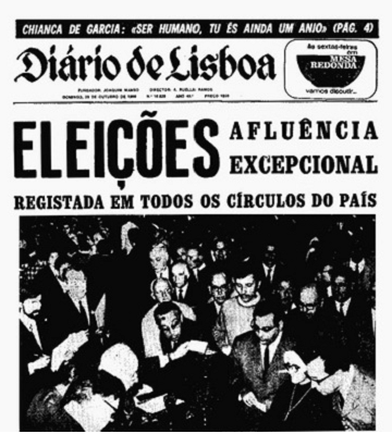 ELEIÇÕES LEGISLATIVAS DE 26 DE OUTUBRO DE 1969 - VIAJANDO NO TEMPO...e ...